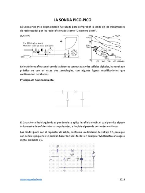 Sonda Pico Pico Pdf Ciencia Y Matemáticas Informática