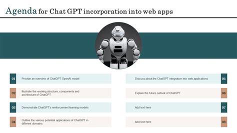 agenda for chat gpt incorporation into web apps download pdf