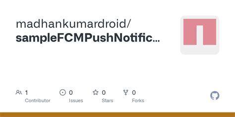 GitHub Madhankumardroid SampleFCMPushNotification