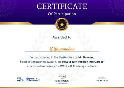 Jayamohan Gangala On Linkedin Nxtwave Ccbp Ccbpacademy Flyhighchallenge Rahulattulurisir