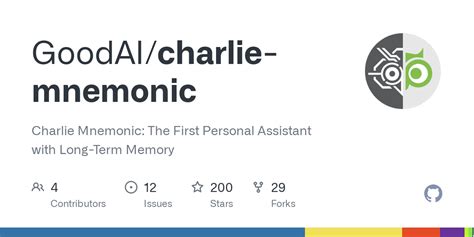 Github Goodaicharlie Mnemonic Charlie Mnemonic The First Personal