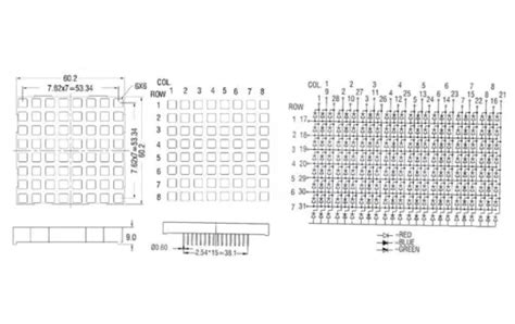 Full Color DOT Matrix Screen LED Square DOT Matrix RGB LED Display And LED DOT Matrix