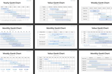 Gantt Chart Incl Chart And Project Envato