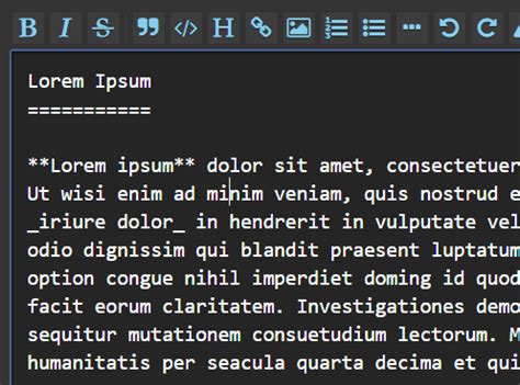 Simple WYSIWYG Markdown Editor - MTE.js | CSS Script