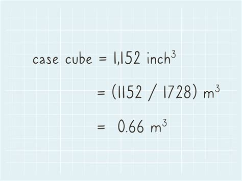how to calculate the case cube of a box 3 steps with pictures
