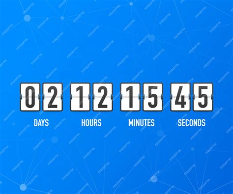 Countdown Klok Teller Timer Ui App Digitale Aftellen Cirkel Bord Meter