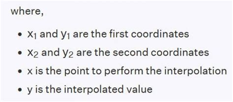 Interpolation Formula ⭐️⭐️⭐️⭐️⭐