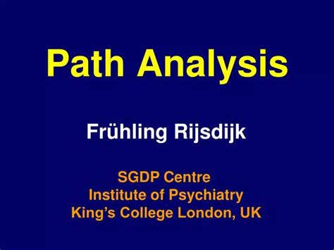 Ppt Path Analysis Powerpoint Presentation Free Download Id6672215
