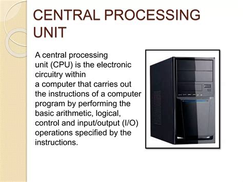 Presentation On Computer System Pptx Computer Peripherals Computing