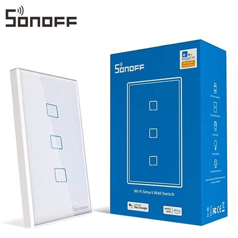 Sonoff Tx T2 Smart Light Switch Wi Fi Wall Switch 24ghz Wi Fi Touch