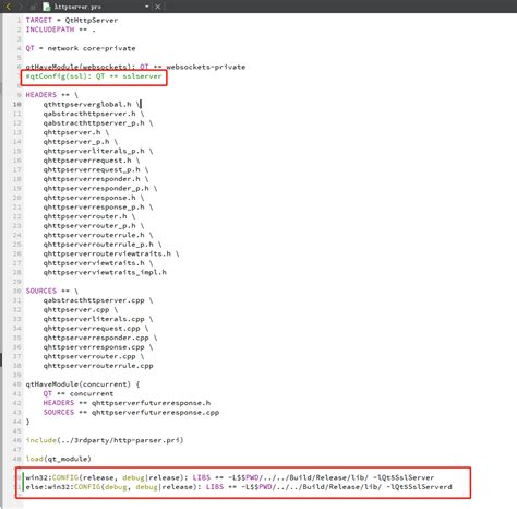 最详细QtHttpServer编译使用亲测可用 爱代码爱编程