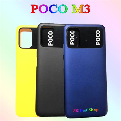 Xiaomi Poco M Battery Backshell Replacement Back Battery Cover For Xiaomi Mi Redmi Poco M Back