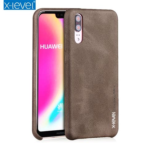 Aliexpress Com Buy X Level For Huawei P20 Pro Case Cover P20 Back Cover Hard PU Leather