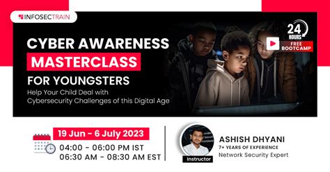 12 Days Free Workshop Cyber Awareness Masterclass For Youngsters