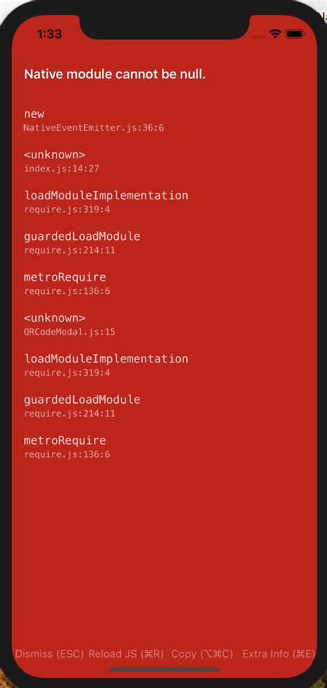 IOS Native Module Cannot Be Null Issue Wonday React Native Orientation Locker GitHub