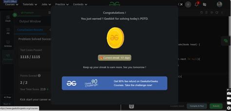 Gfg160 Geekstreak2024 Problemsolving Codingjourney Geeksforgeeks