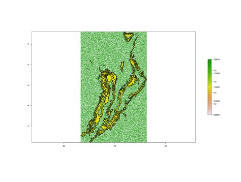 Avoid Internal Patches When Clipping A Raster In R Based On A Polygon Geographic Information