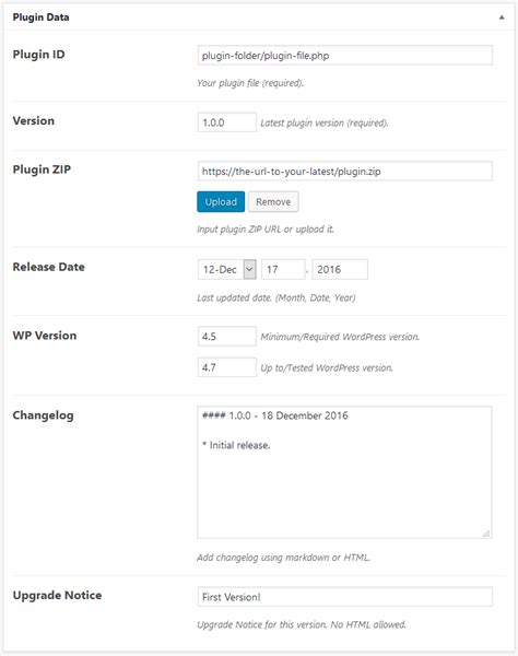 Fx Updater Plugin
