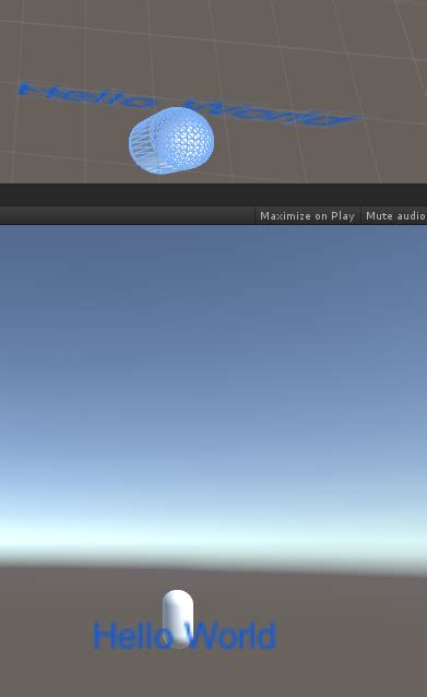 Unity Text穿透游戏物体，双面显示unity 字体双面显示 Csdn博客