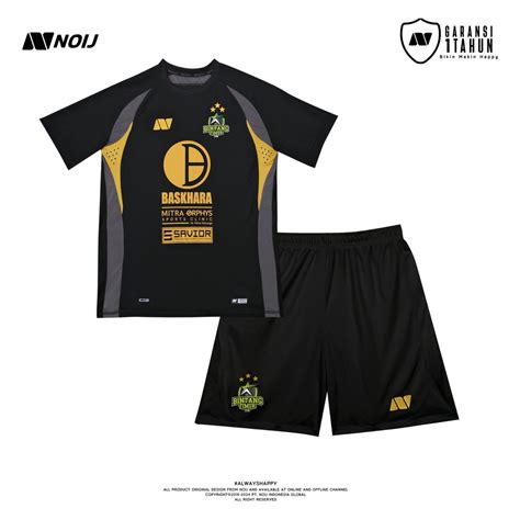 Noij Jersey Set Match Bts 2425 Black Shopee Malaysia