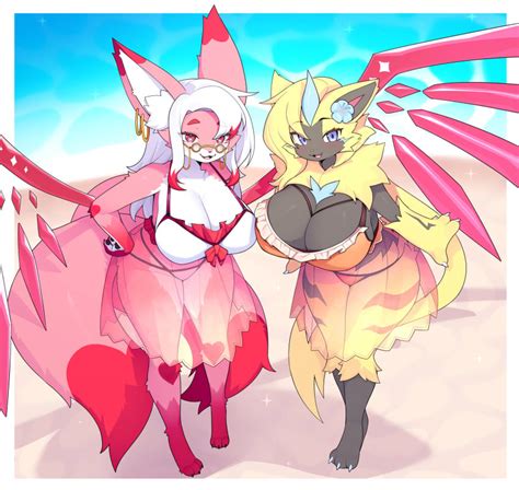 Rule 34 Aurora Nbanoob Big Breasts Bikini Breasts Cleavage Devvoxy