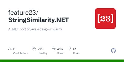 Github Feature23stringsimilaritynet A Net Port Of Java String