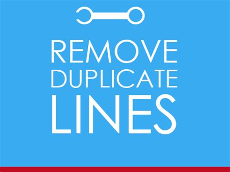 Eliminar L Neas Duplicadas