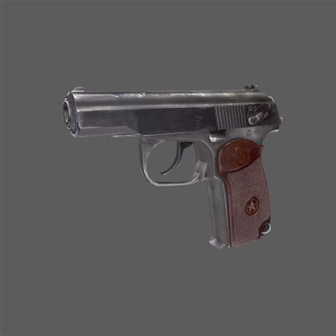 Makarov Pistol Pm 3d Model Turbosquid 2261659