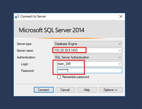 Hướng Dẫn Remote Vào Database Ms Sql Nhan Hoa Knowledgebase