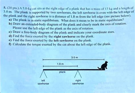 Solved Step By Step Please Please Use The Left Edge Of The Plank As