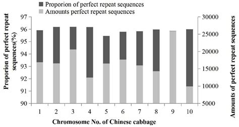 Distribution Of Perfect Repeat Sequences In The Chinese Cabbage Genome