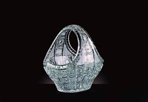 Bohemia Czech Crystal Basket | e-shop Crystal-treasury.com