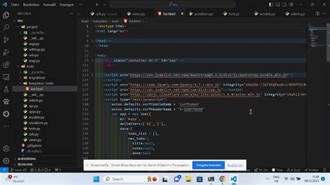 Wesam Othman On Linkedin Vue Js Jquery With Django Project Add Todo Edit Todo And Delete Todo