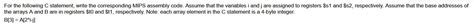 solved for the following c statement write the