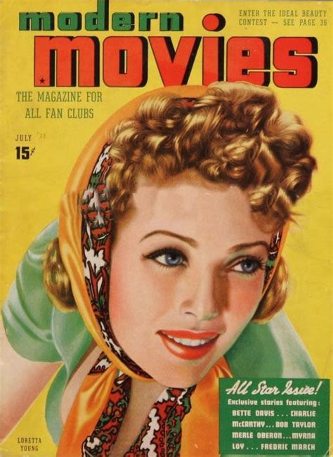July 1938 Loretta Young Movie Magazine Hollywood Magazine