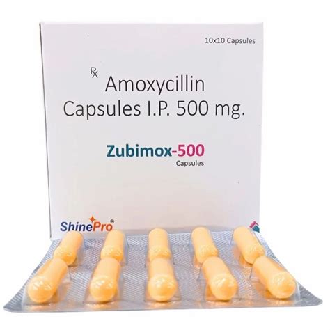 Amoxicillin Capsules 500 Mg At ₹ 1000box Amoxicillin Capsule In