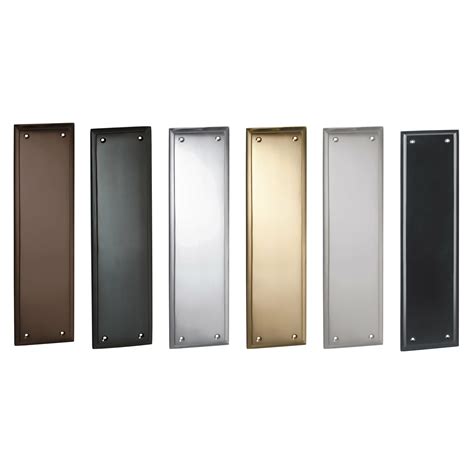 Milton Push Plates Matching Milton Door Levers And Knobs Available