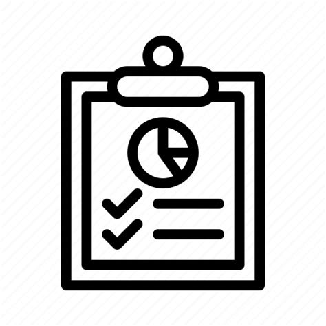 Pie Chart Report Clipboard Notes Analytics Icon Download On