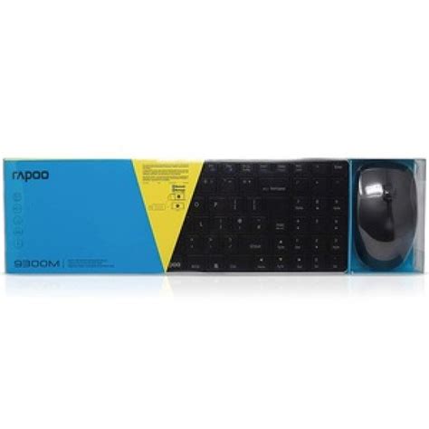 Rapoo Keyboard Mouse Combo Wireless Bluetooth 9300m Black Tirupati B2b