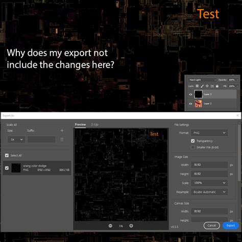 Hello Does Anyone Know Why My Export Doesn T Contain The Changes I Ve Made It S A Very Basic