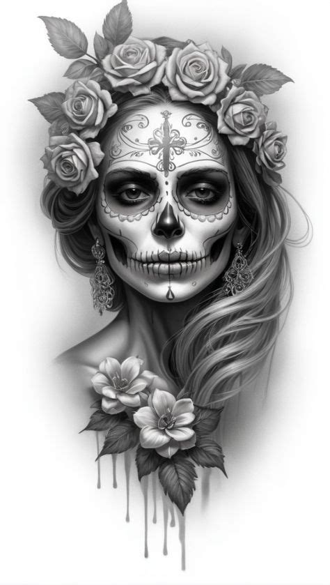 280 Best Sugar Skull Tattoo Designs With Meanings 2024 Día De Los