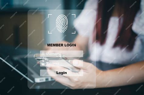 Premium Photo Hand Touch Fingerprint With Virtual Global With Cyber