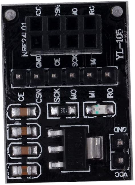 1PCS NRF24L01 Wireless Transceiver Module With NRF24L01 Socket Breakout