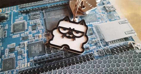Mister Fpga Mascot Mister Kun Keychain By Hemento Download Free Stl