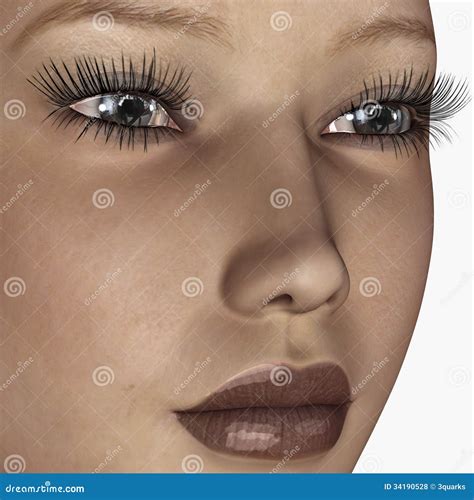 face stock illustration illustration of pinup erotical 34190528
