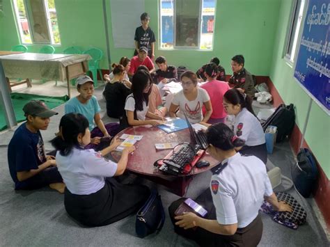 ဒဂုံမြို့သစ် မြောက်ပိုင်း မြို့နယ်တွင် ပန်းခင်းစီမံချက် ၃ ဖြင့် အိမ်ထောင်စုလူဦးရေစာရင်းနှင့