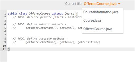 Solved Course Information Derived Classes Given Main