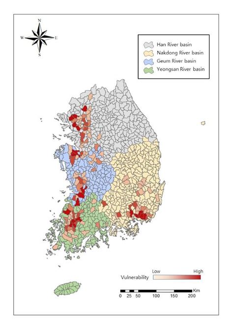 Top 30 Small Watersheds Of Diffuse Pollution Vulnerability For Each 4 Download Scientific