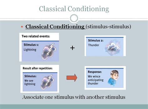 Classical Conditioning Thunder And Lightning Conditioner Classical
