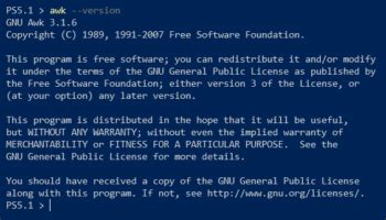 How To Install Linux AWK For Windows